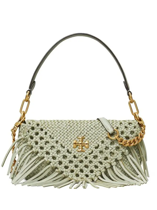 Tory Burch Kira Leather Fringe Shoulder Bag