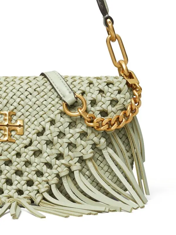 Tory Burch Kira Leather Fringe Shoulder Bag