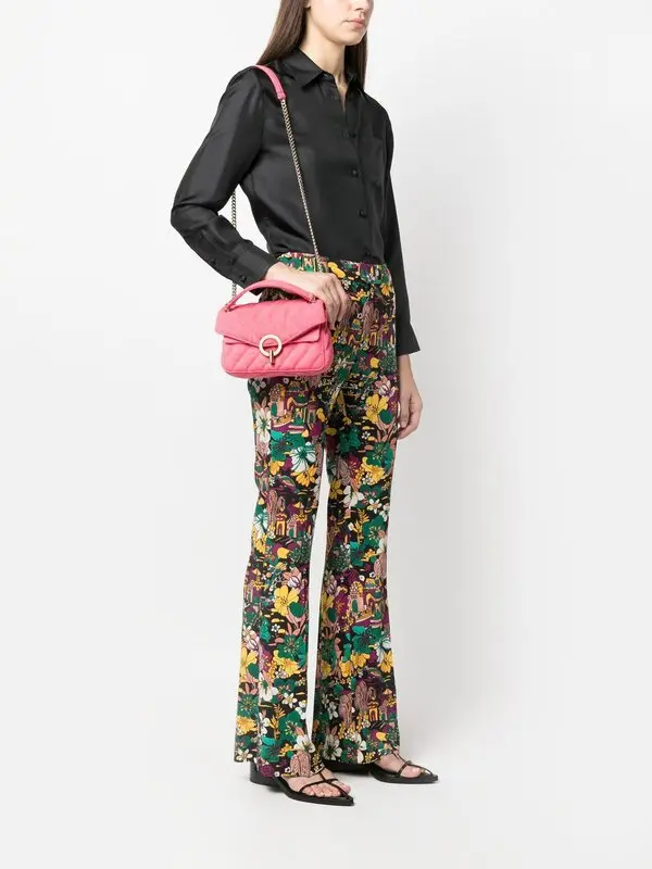 Sandro Matelassé-effect Shoulder Bag