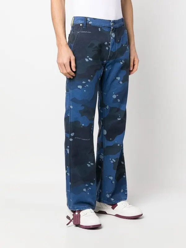 Off-White Camouflage-print Carpenter Jeans