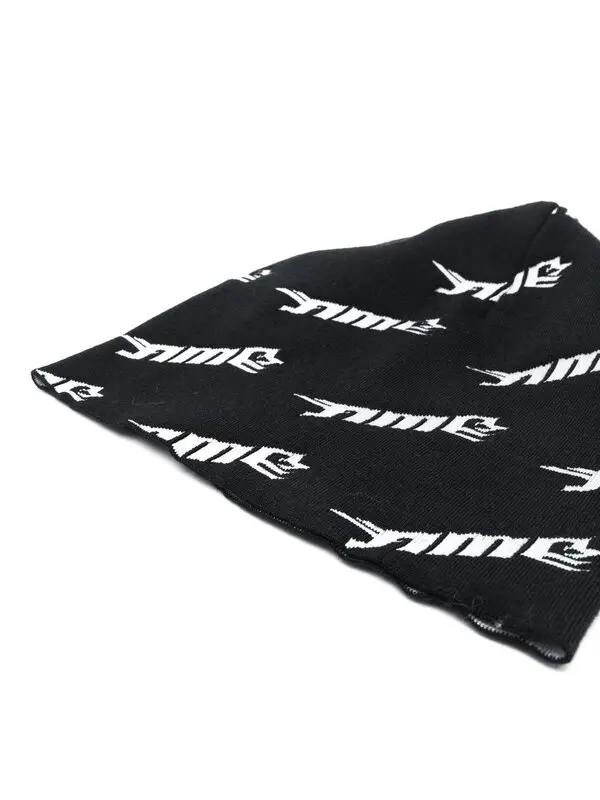 AMBUSH Fine Ribbed Logo-print Beanie