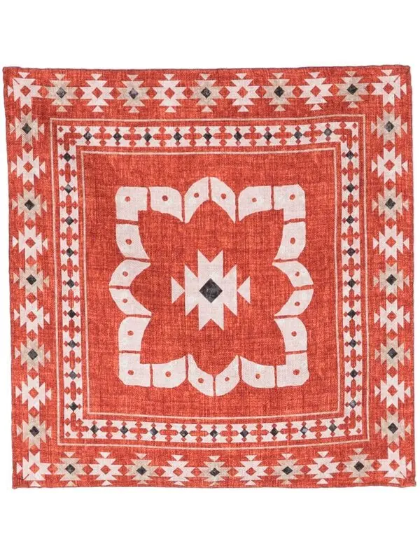 Brunello Cucinelli Graphic-print Pocket Square