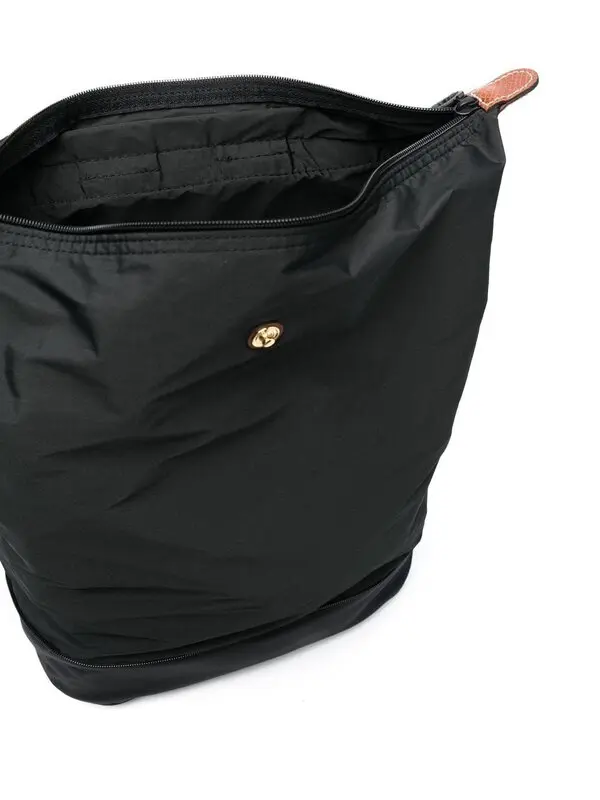 Longchamp X D'Heygere Foldable Backpack - Black | Editorialist