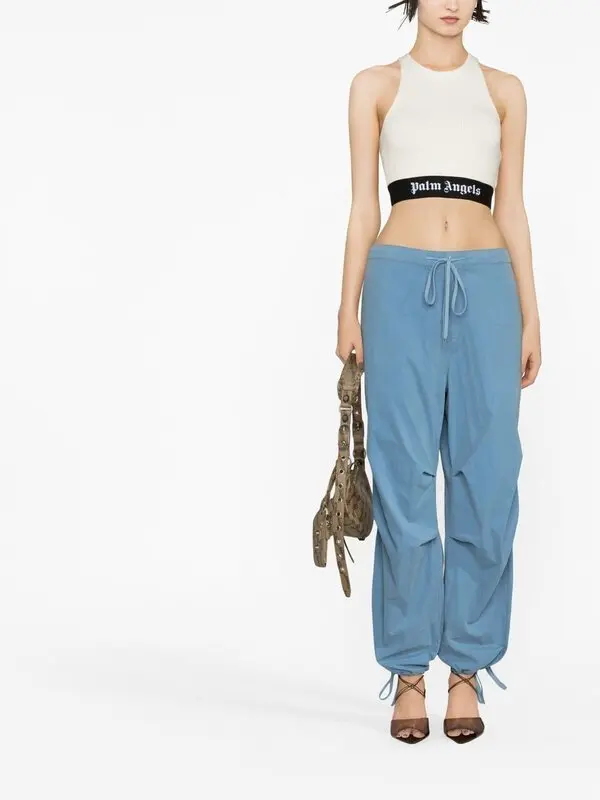 Palm Angels Logo Underband Cropped Top