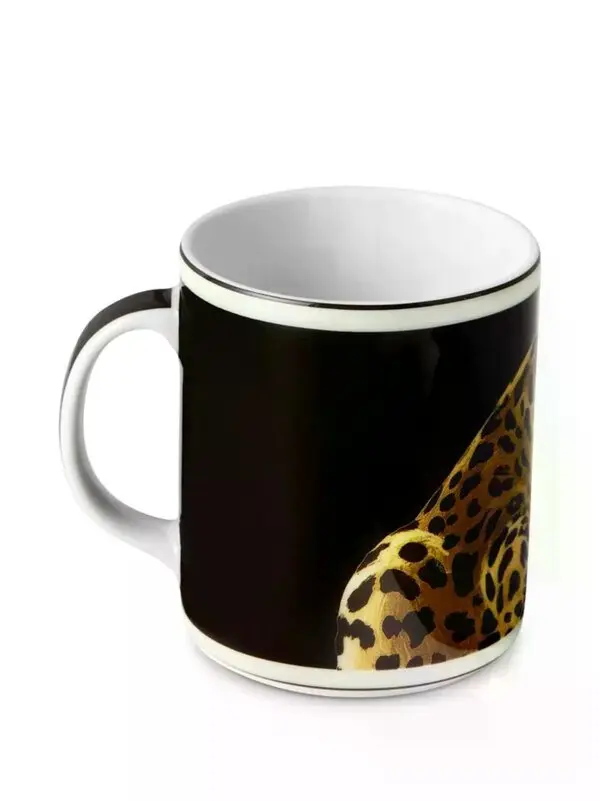 Dolce & Gabbana Leopard-print Porcelain Mug