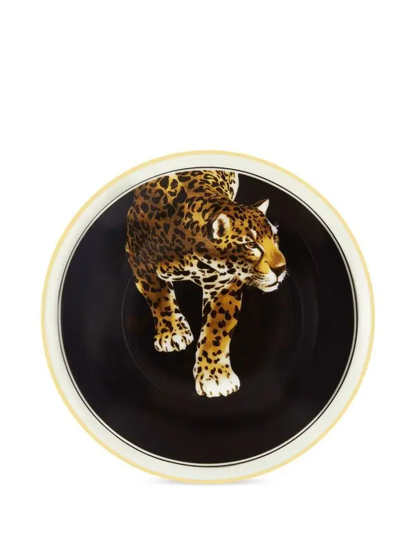 Dolce & Gabbana Tiger Porcelain Tea Set - Black