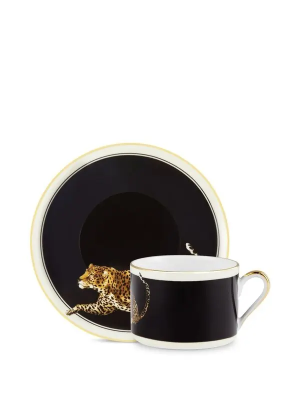 Dolce & Gabbana Leopard-print Porcelain Tea Set