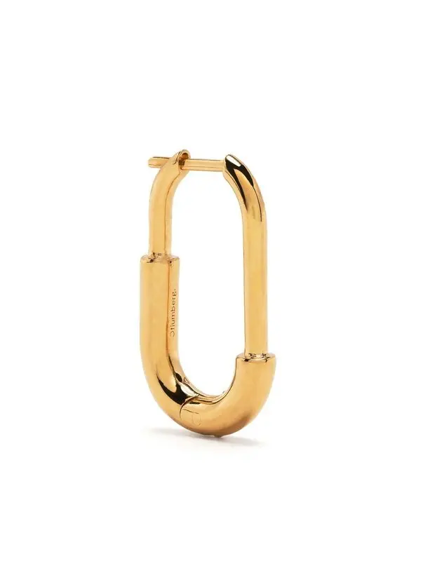OTIUMBERG 14k Yellow Large Staple Hoop Earrings - Gold