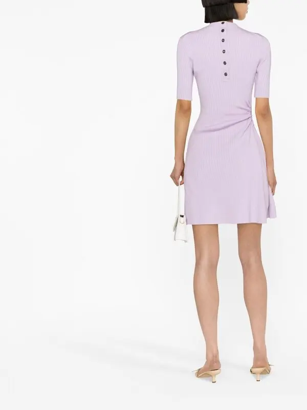 Maje Reine Ribbed-knit Minidress