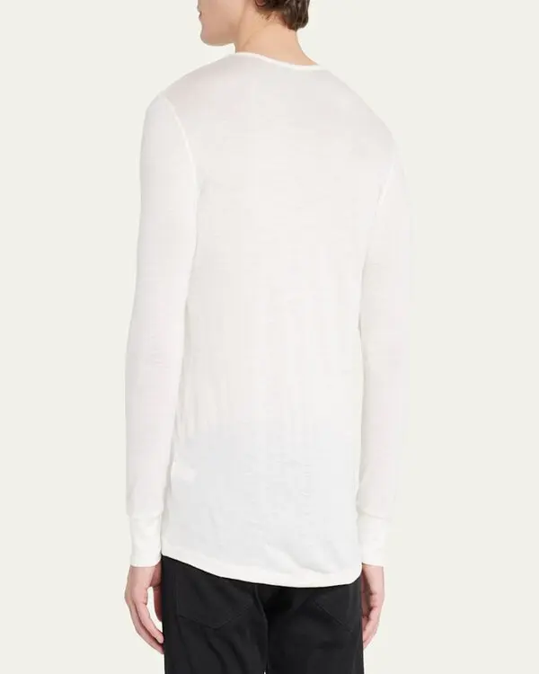 Zimmerli Wool-silk Crewneck T-shirt