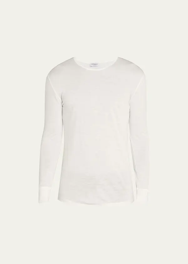Zimmerli Wool-silk Crewneck T-shirt