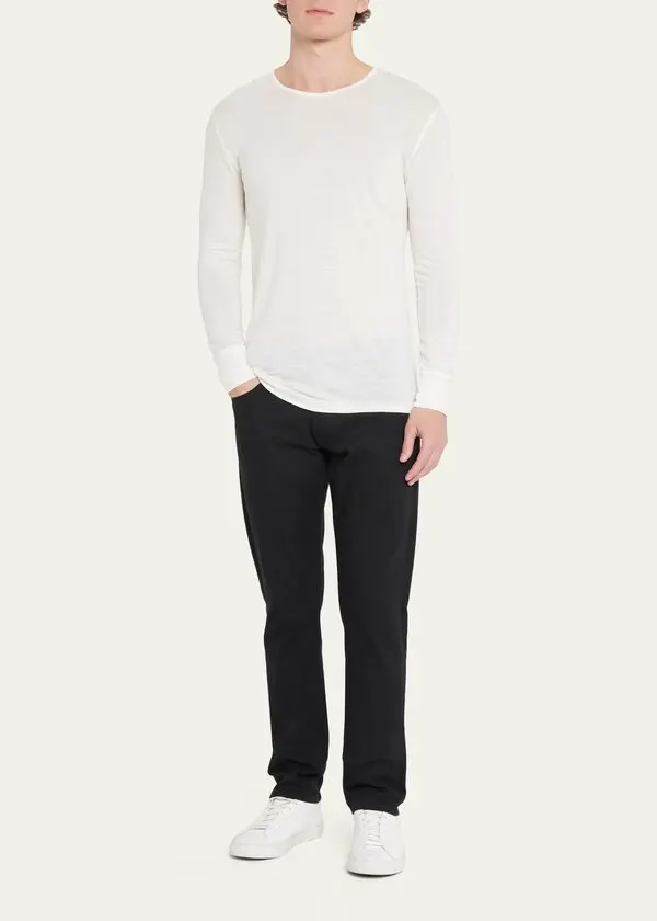 Zimmerli Wool-silk Crewneck T-shirt