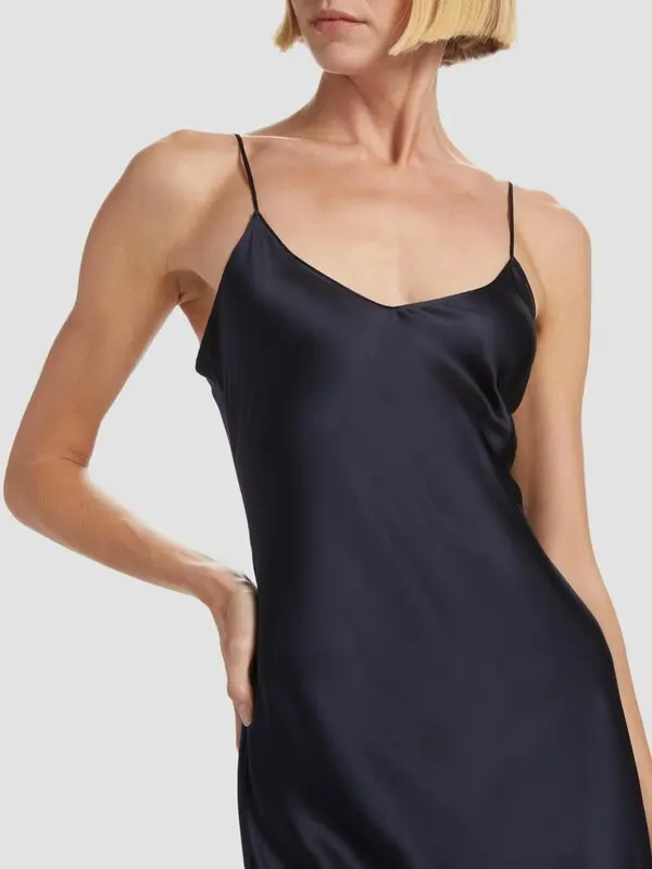 NILI LOTAN Cami Silk Sleeveless Gown