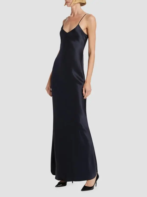 NILI LOTAN Cami Silk Sleeveless Gown