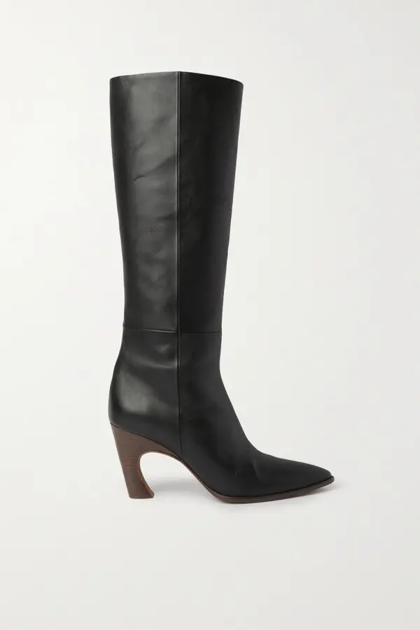 Chloé Net Sustain Oli Leather Knee Boots
