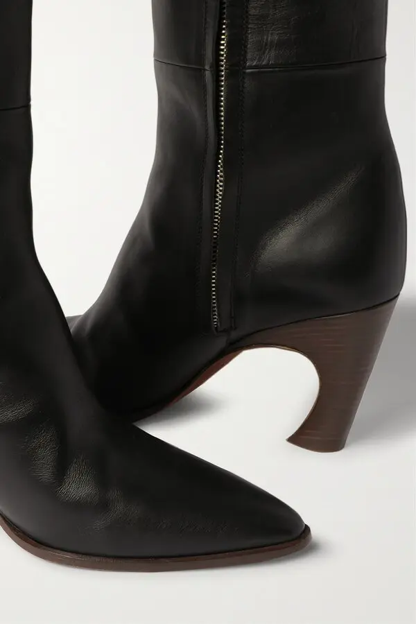 Chloé Net Sustain Oli Leather Knee Boots