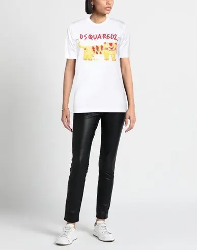 Dsquared2 Cotton T-shirt With Appliqués