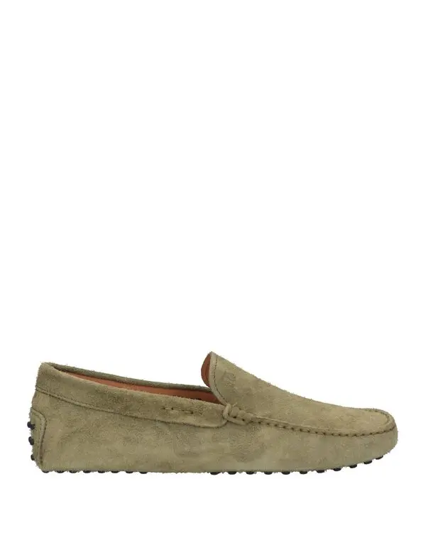 TOD'S Light Soft Leather Loafers - Green