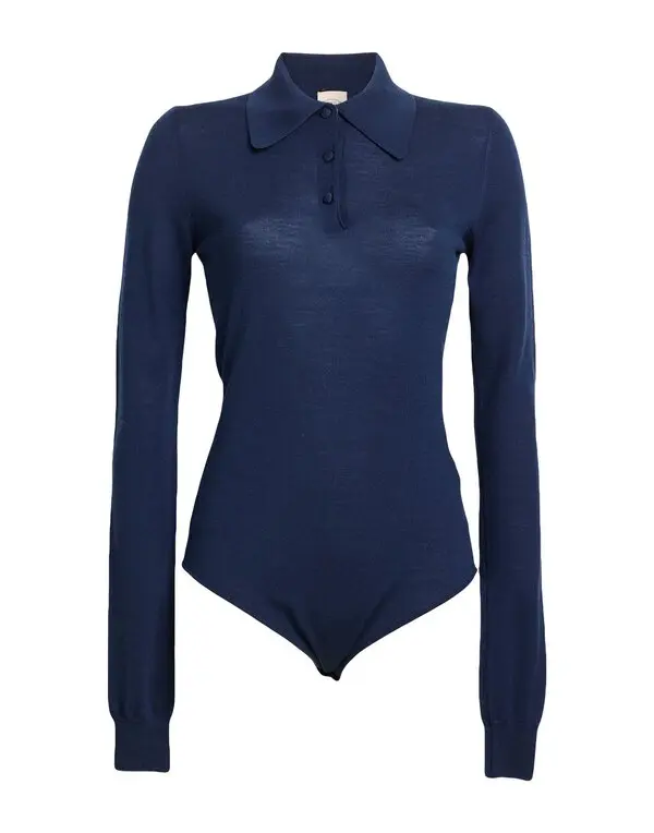 TOD'S Merino Wool Long Sleeve Bodysuit