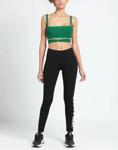 Alanui Knitted Crop Top - Green