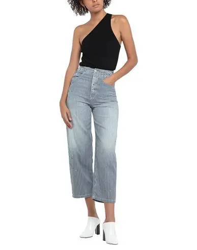 DEPARTMENT 5 Striped Denim Mom Jeans