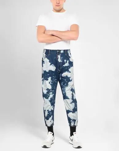 Dsquared2 Tapered Tie-dyed Jeans