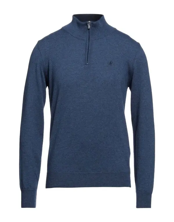 BROOKSFIELD Turtleneck Virgin Wool - Navy Blue