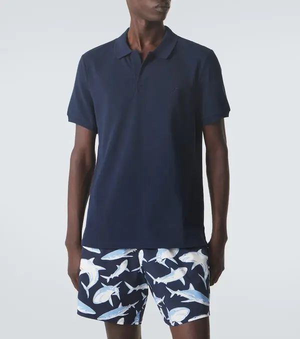 Vilebrequin Cotton Polo Shirt - Blue