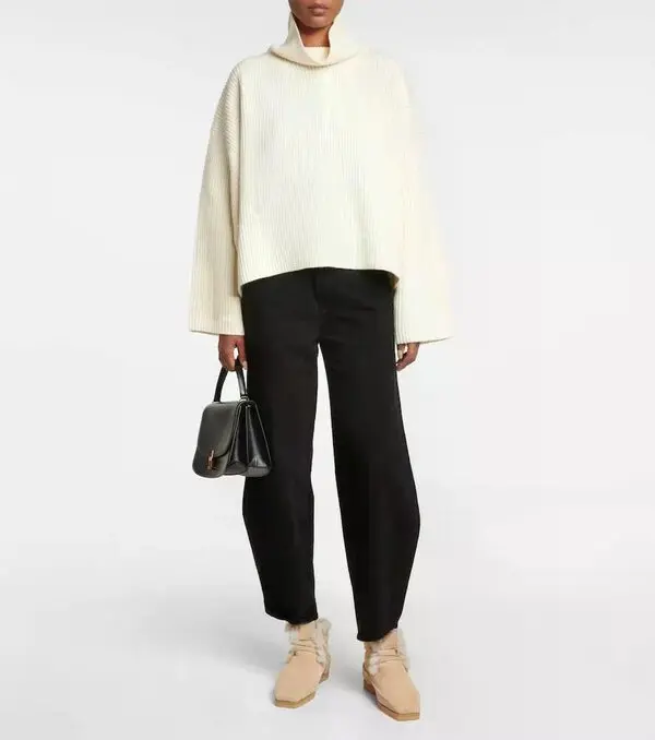 TOTEME Lace-up Suede Moccasins