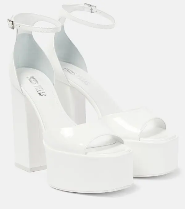 Paris Texas Tatiana Platform Sandals - White