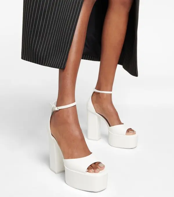 Paris Texas Tatiana Platform Sandals - White