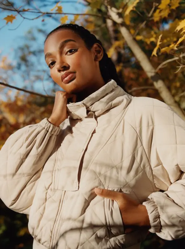 Cuyana Balloon Sleeve Light Puffer