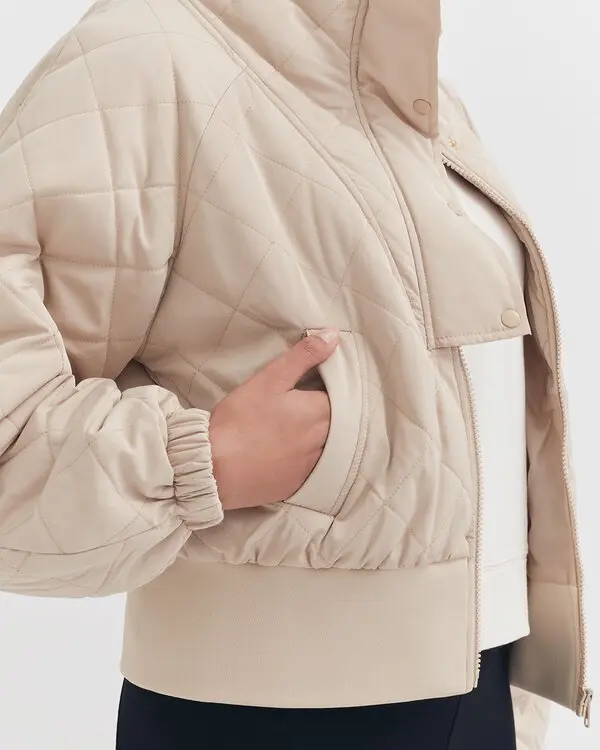 Cuyana Balloon Sleeve Light Puffer