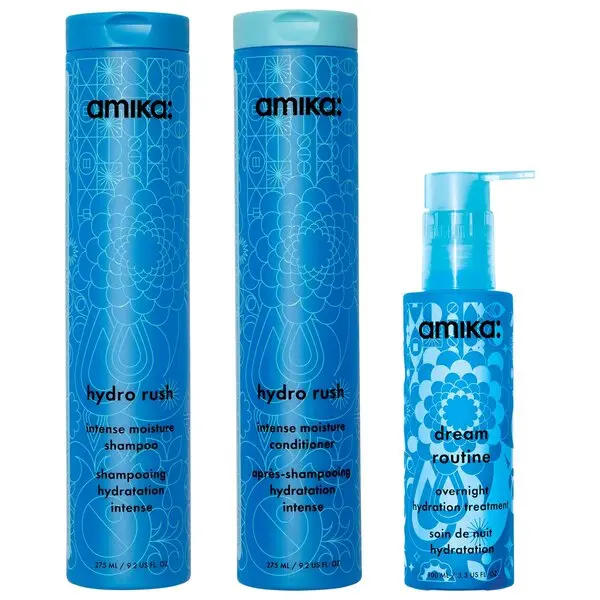 AMIKA Hydro Rush And Dream Routine Hair Hydration Set