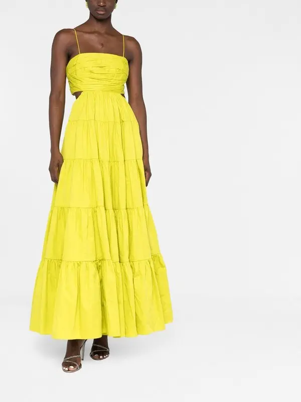 slim fit dress slacks Aje Grace Maxi Dress
