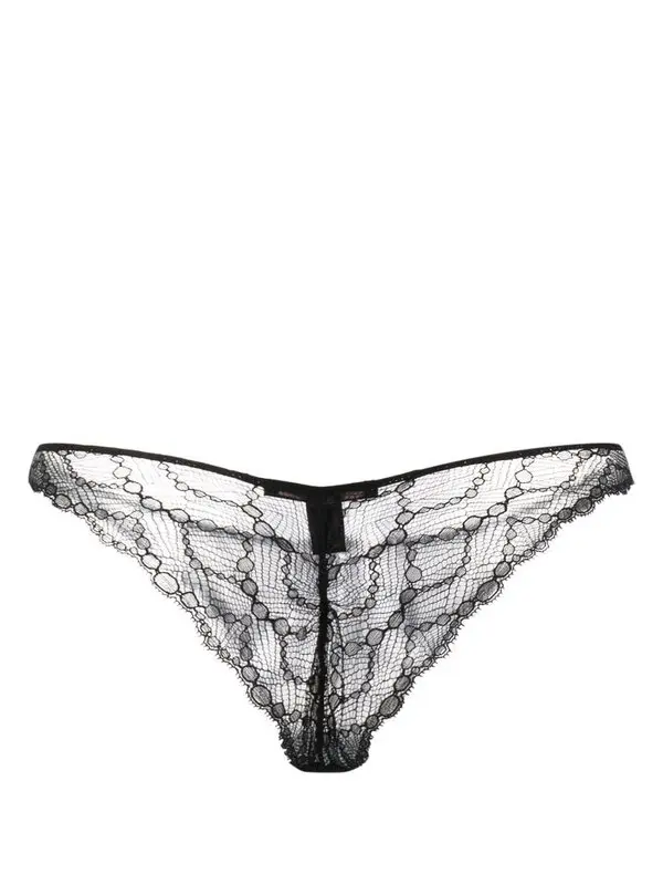 Kiki De Montparnasse Mon Cheri Lace Thong