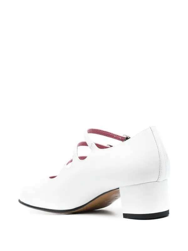 CAREL Kina 40mm Pumps - White