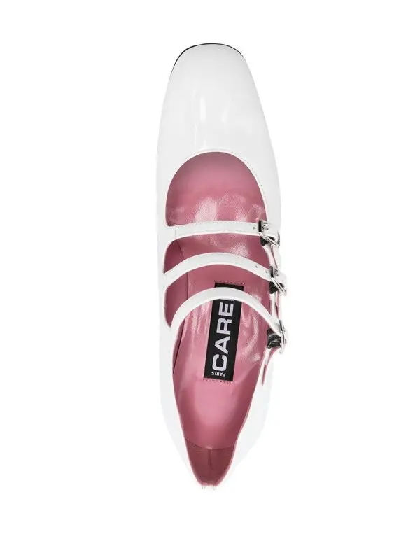 CAREL Kina 40mm Pumps - White