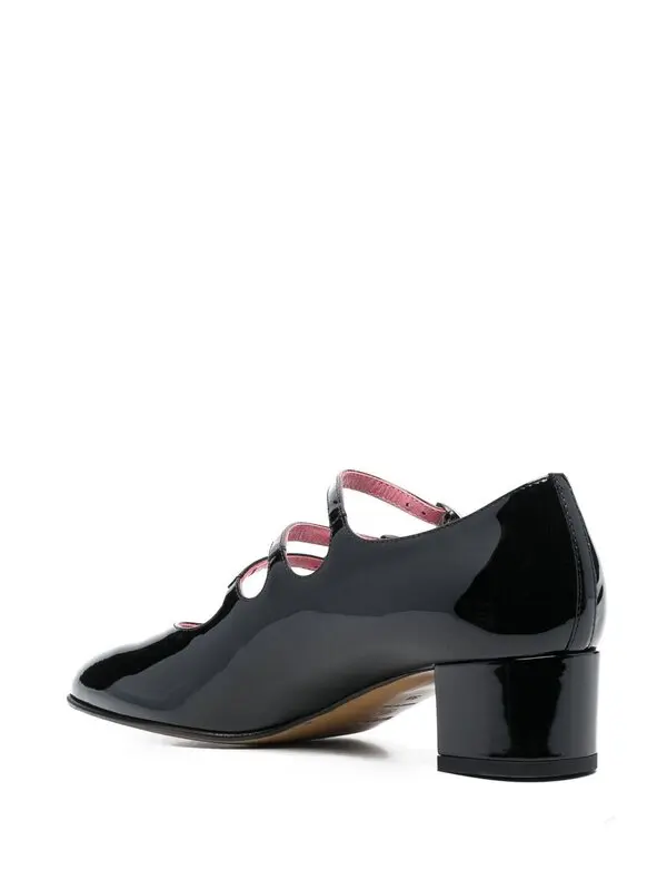 CAREL Mary Jane Side-buckle Pumps - Black