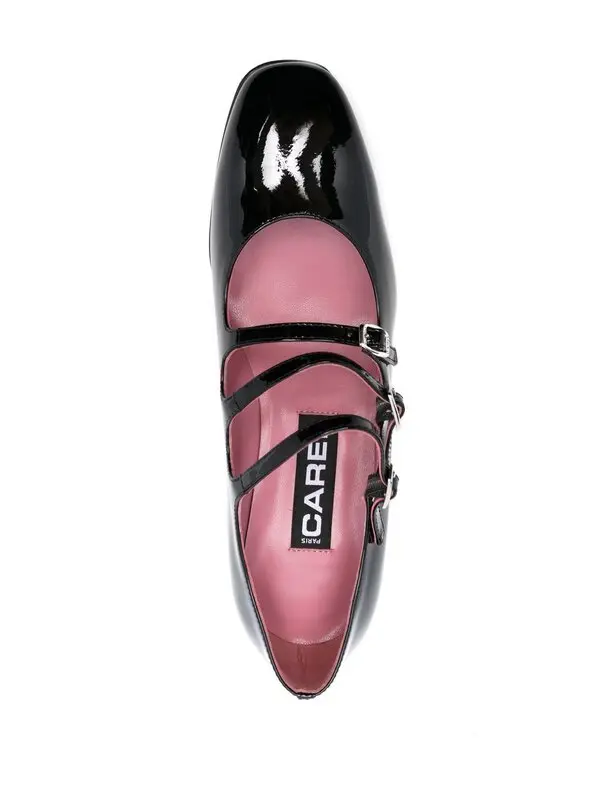 CAREL Mary Jane Side-buckle Pumps - Black