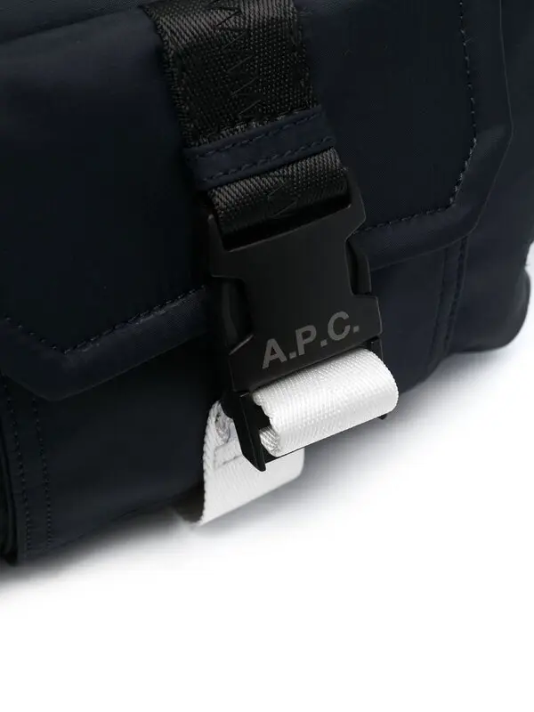 A.p.c. Treck Logo Buckle-fastening Shoulder Bag