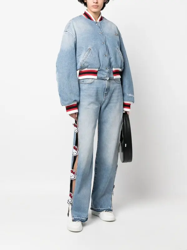 Gcds X Hello Kitty Cut-out Jeans