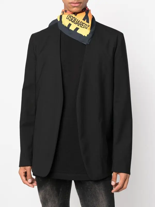 Dsquared2 Graphic-print Cotton Scarf