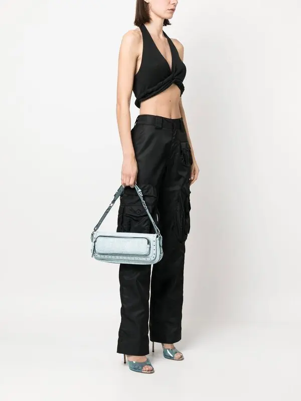 By Far Maddy Studded Shoulder Bag