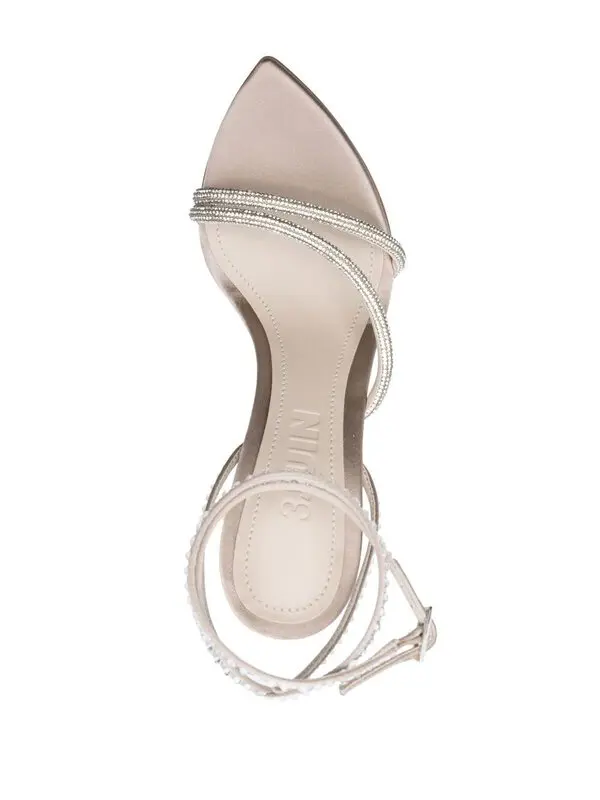 3JUIN Crystal-embellished 65mm Sandals