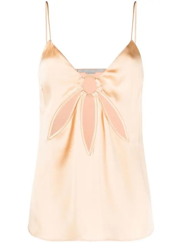 Stella McCartney Ruched Satin Vest