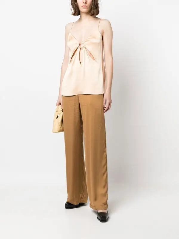 Stella McCartney Ruched Satin Vest