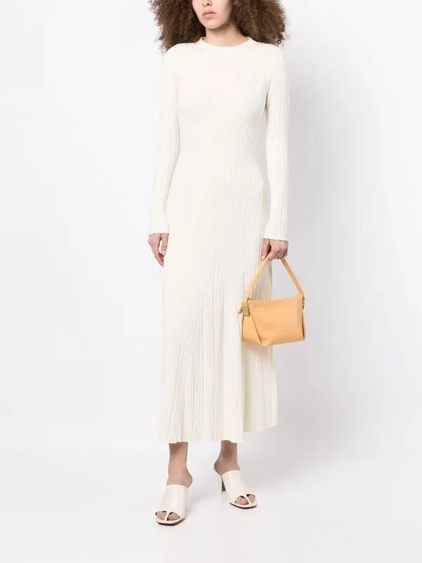 Anna Quan Ribbed Cotton Midi Dress