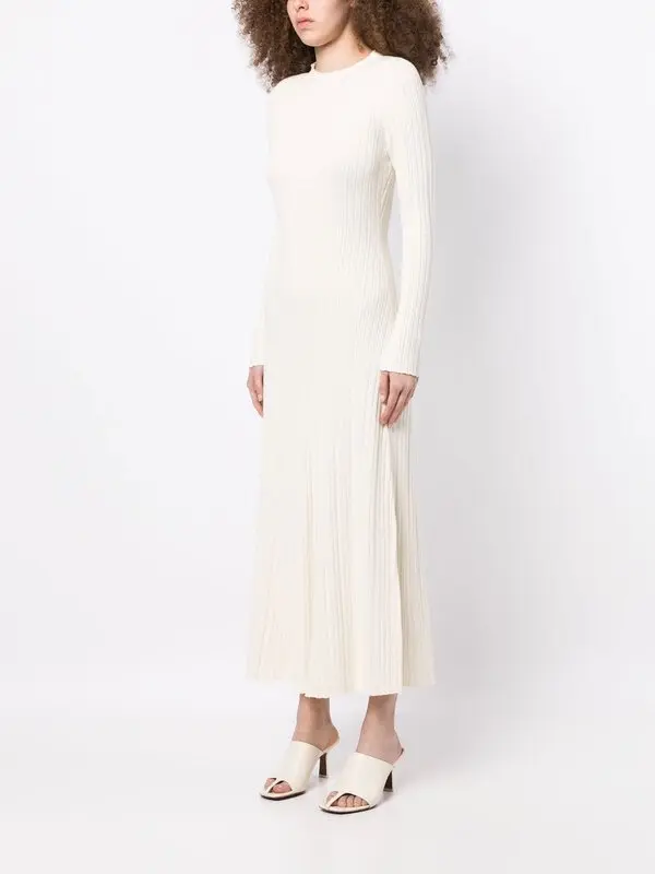 Anna Quan Ribbed Cotton Midi Dress