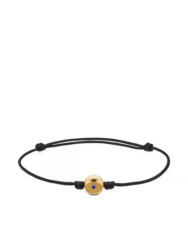 David Yurman 18kt Yellow Evil Eye Cord Bracelet - Gold